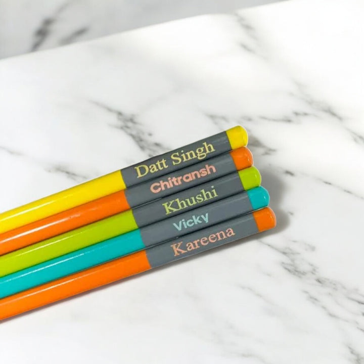 DOMS Custom Name Pencils – Premium Quality, Personal Touch in box of 10 ...
